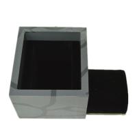 China MDF Coated Personalized Watch Display Case Handmade Box With Velvet Pillow for sale