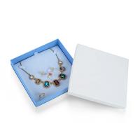 China Jewelry Custom Printed Paper Boxes Cardboard For Necklace Pendant Bracelet for sale