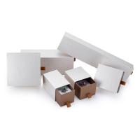 China Recycled Paper Gift Packaging Box Drawer Sliding For Ring Necklace for sale