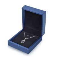 China High-End Custom Pu Leather Jewelry Boxes Plastic Jewelry Box Private Logo Ring Necklace Bracelet Jewelry Display Case for sale