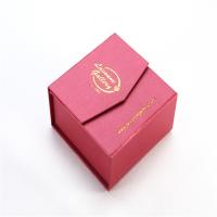 China Foam Insert Double Door Jewelry Box Open Flap Pantone Small Cardboard Ring Boxes for sale