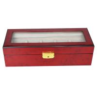 China Handmade Personalised Watch Boxes Wood Lacquering Bangle Travel Case for sale