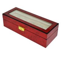 China Handmade Personalised Watch Boxes Wood Lacquering Bangle Travel Case for sale
