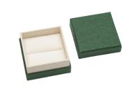 China Green Square Cardboard Paper Gift Boxes Jewelry Packaging With Lids for sale