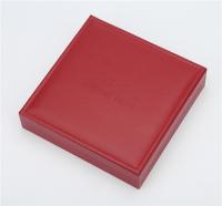 China High-End Custom Red Pearl Necklace Gift Box Multifunctional PU Leather Jewelry Storage Box for sale