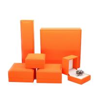 China High-End Custom Leather Jewelry Box Plastic With Hinge Gift Box private Logo A Series Of Jewelry Set Box Ring Bracelet for sale