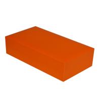 China MDF Orange Personalised Watch Boxes Velvet Inert Watch And Jewelry Travel Case for sale