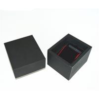 China MDF Wooden Square Personalised Watch Boxes Velvet Pillow Inside Finished for sale