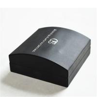 China Vaulted Coin Gift Box Paper Presentation Cases Silver Stamping Logo Round Hole for sale