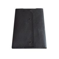 China Black Leather Velvet Jewelry Pouch Travel Foldable For Pendant Necklace for sale