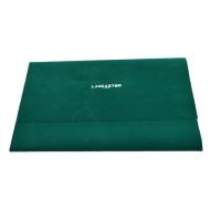 China Green Ring Bracelet Velvet Jewelry Pouch Foldable Roll 12cm x 17cm for sale