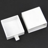 China Matte White Paper Jewelry Gift Boxes 90*90*30mm With Drawers for sale