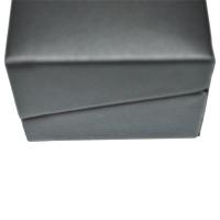 China Black Leather Velvet Jewelry Gift Boxes PMS Printing Double Earring Ring Insert for sale