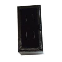 China Handmade Coin Paper Jewelry Gift Boxes CDR Format Black Velvet Jewelry Box for sale