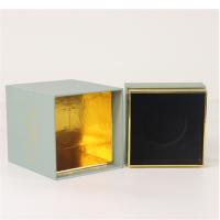 China Charming Decorative Printed Perfume Paper Box Fresh Green Yellow Color Eva Inserts Cosmetic Packaging for sale