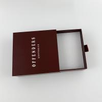 China ODM Recycled Paper Gift Box Drawer Type For Jewelry Inside White Velvet Rigid Custom Logo for sale