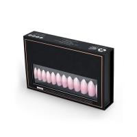 China Nails Black Paper Gift Packaging Box Magnetic PVC Window Card Insert With Holes for sale