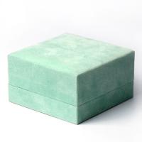 China OEM Velvet Jewelry Gift Boxes Ring Pendant Necklace Cardboard Paper Box Custom Logo for sale