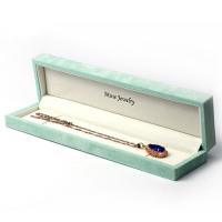 China OEM Velvet Jewelry Gift Boxes Ring Pendant Necklace Cardboard Paper Box Custom Logo for sale