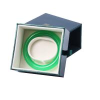 China Drawer Jewelry Gift Packaging Box Chain Paper Box Velvet Insert Green Colour for sale