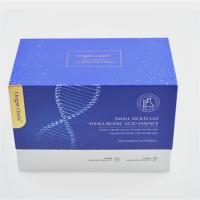 China Oem Blue White Color Cosmetic Paper Gift Packaging Box CMYK Printing for sale