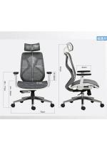 China ODM Lumbar Support Mesh Seat Office Chair For Director Manager Leatherette Back for sale