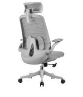 China Leatherette Back Ergonomic Home Office Chairs With Lumbar Support for sale