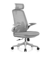 China Leatherette Back Ergonomic Home Office Chairs With Lumbar Support for sale