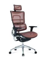 China Swivel Reclining Mesh Office Chair Moon Mesh Back Operator Chair for sale