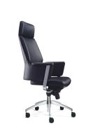 China Adjustable Leatherite Armless Executive Office Chair Swivel for sale