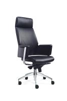 China Adjustable Leatherite Armless Executive Office Chair Swivel for sale