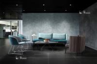 China Ergonomic Iron Lobby Seating Furniture Design Sofa 0.25cbm for sale