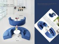 China Collaborative Shared Workspace Furniture Pneumatic Height Adjustment 0.15CBM for sale