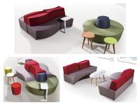 China Collaborative Shared Workspace Furniture Customized for sale