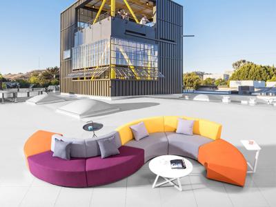 China Personalised Lobby Seating Design Shared Office Space Furniture for sale