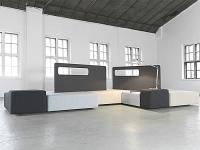 China Adjustable Lobby Seating Shared Workspace Furniture Odm for sale