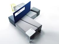 China Adjustable Lobby Seating Shared Workspace Furniture Odm for sale