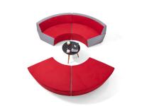 China Ergonomic Aluminum Co Working Shared Workspace Furniture For Public Area for sale