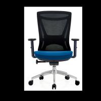 China ODM Swivel Tilt Chair Ergonomic Mesh Task Chair With Leatherette Back for sale