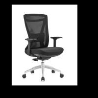 China ODM Swivel Tilt Chair Ergonomic Mesh Task Chair With Leatherette Back for sale