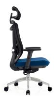 China ODM Swivel Tilt Chair Ergonomic Mesh Task Chair With Leatherette Back for sale