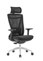 China ODM Swivel Tilt Chair Ergonomic Mesh Task Chair With Leatherette Back for sale