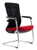China ODM Swivel Tilt Chair Ergonomic Mesh Task Chair With Leatherette Back for sale