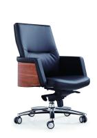 China Ergo Cowhide Executive Leather Office Chair Swivel Tilt for sale