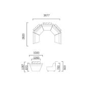 China Shared Workspace Furniture collaborative sofa for sale