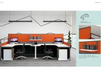 China Customized Office Workstations Cubicles Furniture 5x5 ISO Certificated for sale