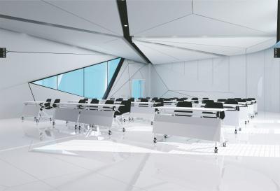 China Adjustable Conference Table Chairs With Wheels ISO Certificated for sale