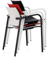 China Upholstered Stackable Conference Chairs For Meeting Hall for sale