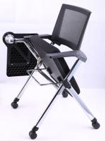 China ODM Contemporary Conference Chairs Training Chair With Writing Pad for sale