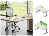 China Motor Driven Adjustable Office Table Workstation OEM for sale